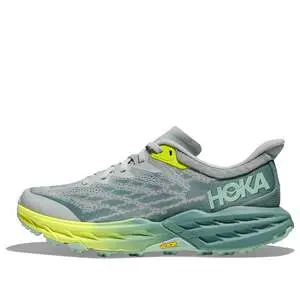 Hoka One One Speedgoat 5 Wide 5 'blue Coral Camellia - Grey/green
