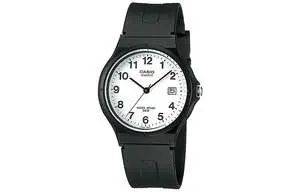 Casio Quartz Analog Watch With Resin Strap - Black