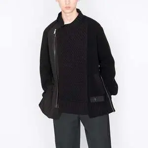 Dior X Sacai Crossover Fw21 Knit Jacket