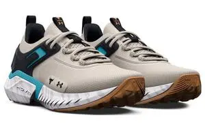 Under Armour Project Rock 5 Athletic Sneakers - Grey/green/black