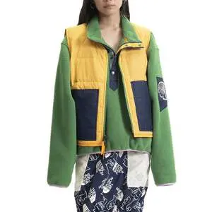 The North Face X Brain Dead Puffer Vest - Yellow