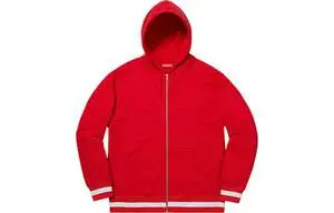 Supreme Old English Stripe Zip Up Sweatshirt