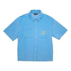 Drew House Corduroy Shirt - Pacific Blue