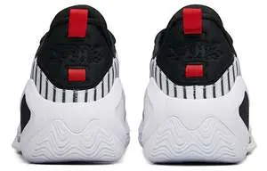 ANTA Alien 3 Low Basketball Shoes - White/black/red