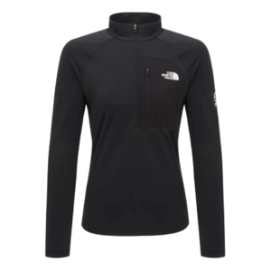 The North Face Batura Long Sleeve Zip-up T-shirt - Black