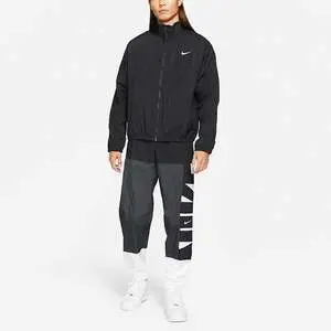 Nike Stand Collar Logo Print Jacket