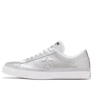 CONVERSE One Star Low Metallic Sneakers - Silver