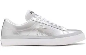 CONVERSE One Star Low Metallic Sneakers - Silver