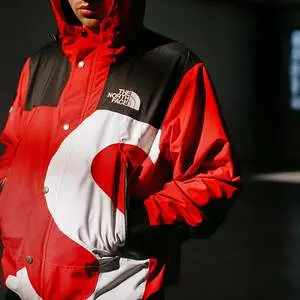 Supreme X The North Face S Logo Mountain Jacket - Red/white/black