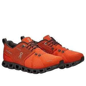On Cloud Waterproof Athletic Shoes - Flame/eclipse