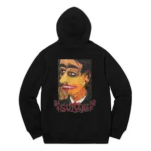 Supreme Fw18 Portrait Hooded Sweatshirt - Black