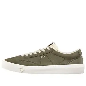 Dior DIOR B101 Sneaker In Nubuck Calfskin Khaki