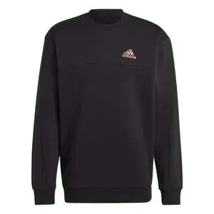 Adidas Stadium Fleece Badge Of Sport Sweatshirt - Black