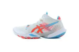 Asics Metarise Volleyball High-top Sneakers - White/blue/red