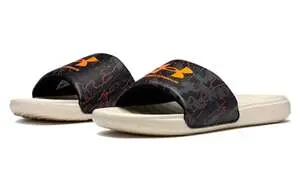 Under Armour Ansa Graphic Slide - Black/brown