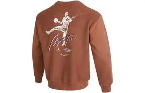 JORDAN Air Flight Heritage Crew Sweatshirt - Brown