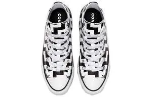 CONVERSE Chuck Taylor All Star High Top "glam Dunk" Sneakers - Black/white