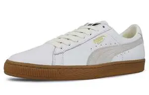 PUMA Basket Gum Deluxe Low Top Sneakers - White