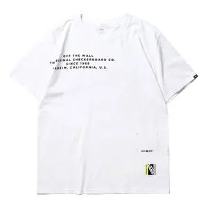 VANS Pending Project Tee Alphabet Printing Round Neck Short Sleeve