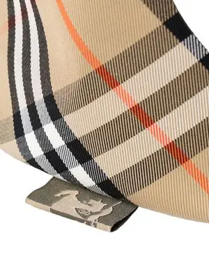 Burberry Vintage Check Coated Cotton Bucket Bag