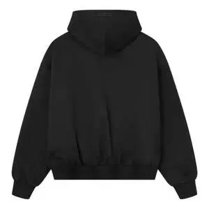 Fear Of God Poly Twill Bomber Hoodie - Jet Black
