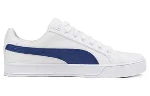 PUMA Smash Vulc Canvas Low Top Sneakers - Blue