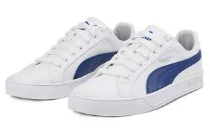 PUMA Smash Vulc Canvas Low Top Sneakers - Blue