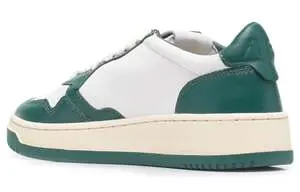 AUTRY Medalist Low Bicolor Sneakers - White/green