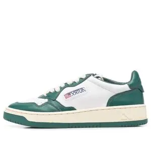 AUTRY Medalist Low Bicolor Sneakers - White/green
