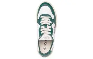 AUTRY Medalist Low Bicolor Sneakers - White/green