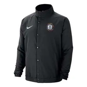 Nike Brooklyn Nets Sports Logo Jacket - Black