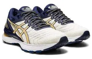 Asics Gel-nimbus 22 Sneakers - White/blue