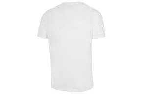 PUMA Large Logo Printing Sports Round Neck Short Sleeve - White