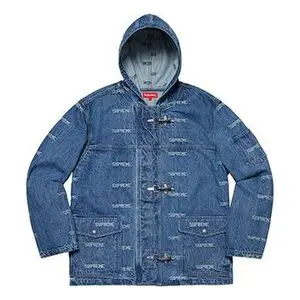 Supreme Logo Denim Turnout Jacket