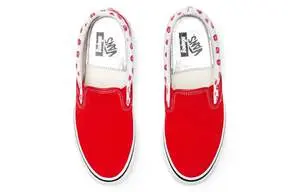 VANS X Bodega Slip-on Lx 'dice' Casual Shoes - Red/white