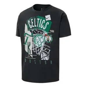 Nike Nba Boston Celtics Courtside T-shirt - Black