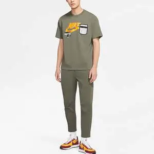 Nike Logo Printing Cozy Round Neck Short Sleeve