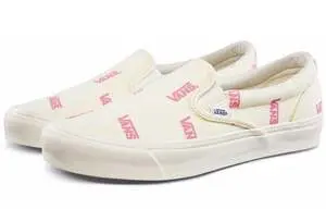 VANS Classic Slip-on Lx Canvas Multi Logo Rutabaga - White