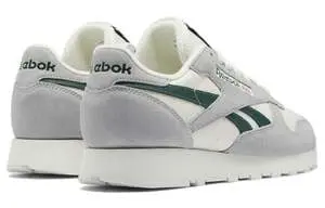 REEBOK Classic Leather Sneakers - White/gray/green