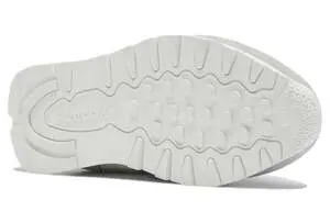 REEBOK Classic Leather Sneakers - White/gray/green