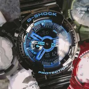 Casio G-shock Analog-digital Watch - Blueblack