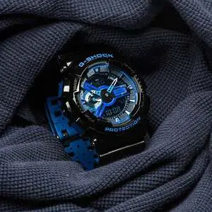 Casio G-shock Analog-digital Watch - Blueblack