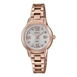 Casio Sheen Analog Quartz Watch With Sapphire Crystal - White