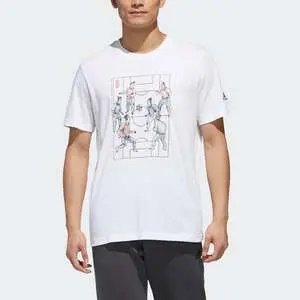 Adidas Ub Gfx Tee 2 Funny Printing Sports Short Sleeve