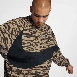 Nike Aop Swoosh Half Zip Woven Jacket