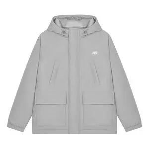 NEW BALANCE Hooded Sports Jacket - Grey