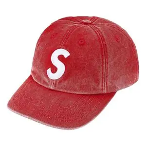 Supreme Ss26 Pigment Coated S Logo 6-panel - Red