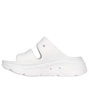Sketchers Foamies Max Cushioning Slides - White
