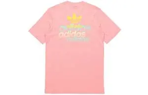 Adidas Originals Front Back Tee Sports Short Sleeve - Pink