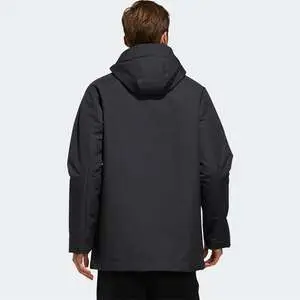 Adidas Loose Fit Casual Jacket With Buckle Detail - Black